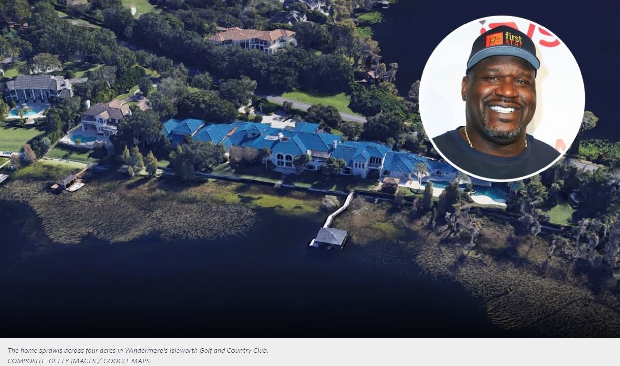 Shaq sells his Florida mansion - at last! - Oliver Reports Massachusetts
